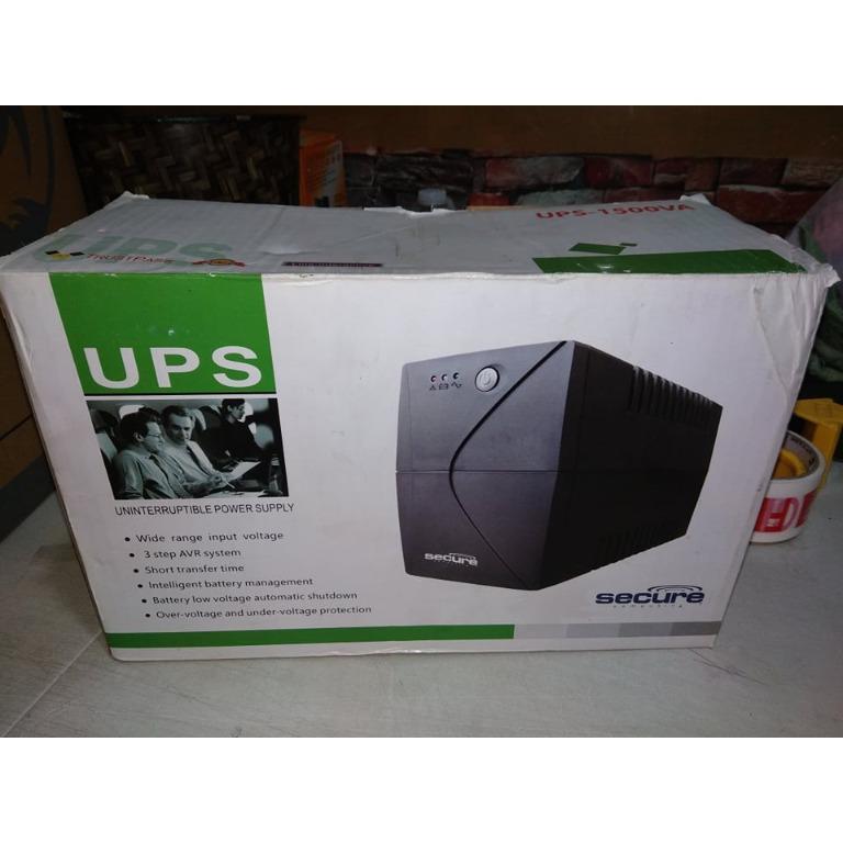 Uninterruptible Power Supply UPS 1500VA Secure Brand 1.5KVA, Computers ...