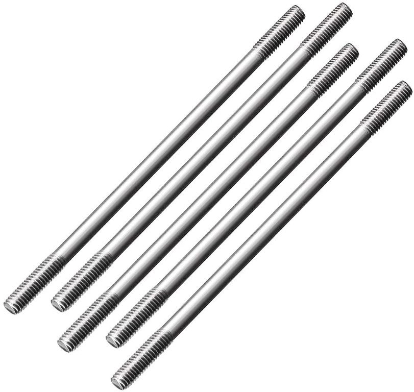 uxcell M3x65mm Pushrod Connector Stainless Steel Rod Linkage,for RC ...