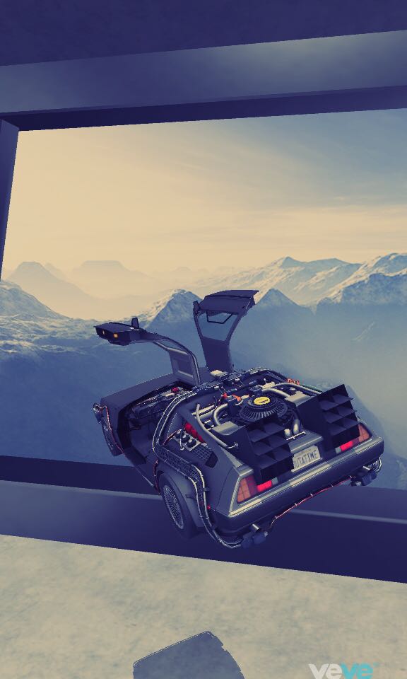 Veve NFT - Back to the Future 1:6 Delorean Time Machine - Interactive ...