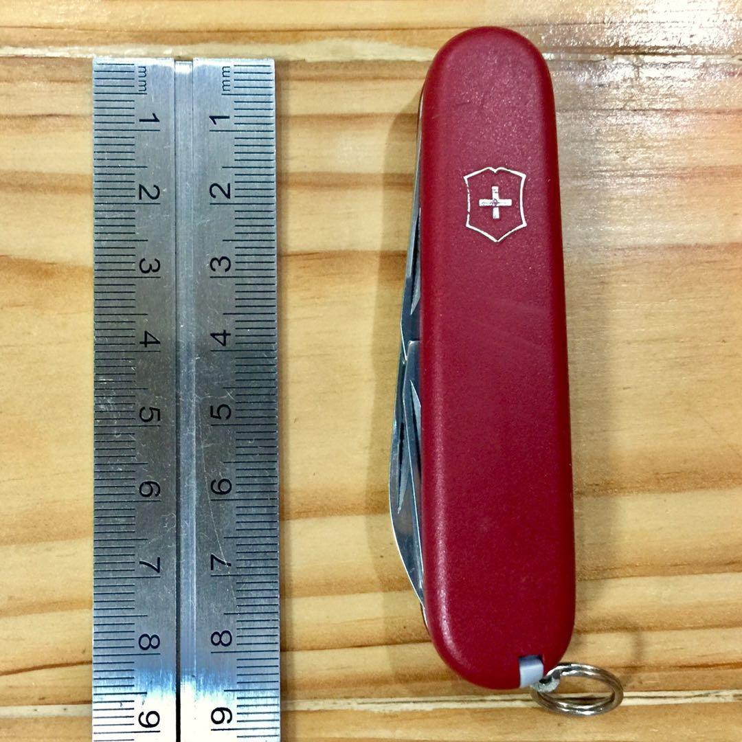 Victorinox Recruit 84mm 2-layers in Vintage Matte Ecoline Scales RARE ...