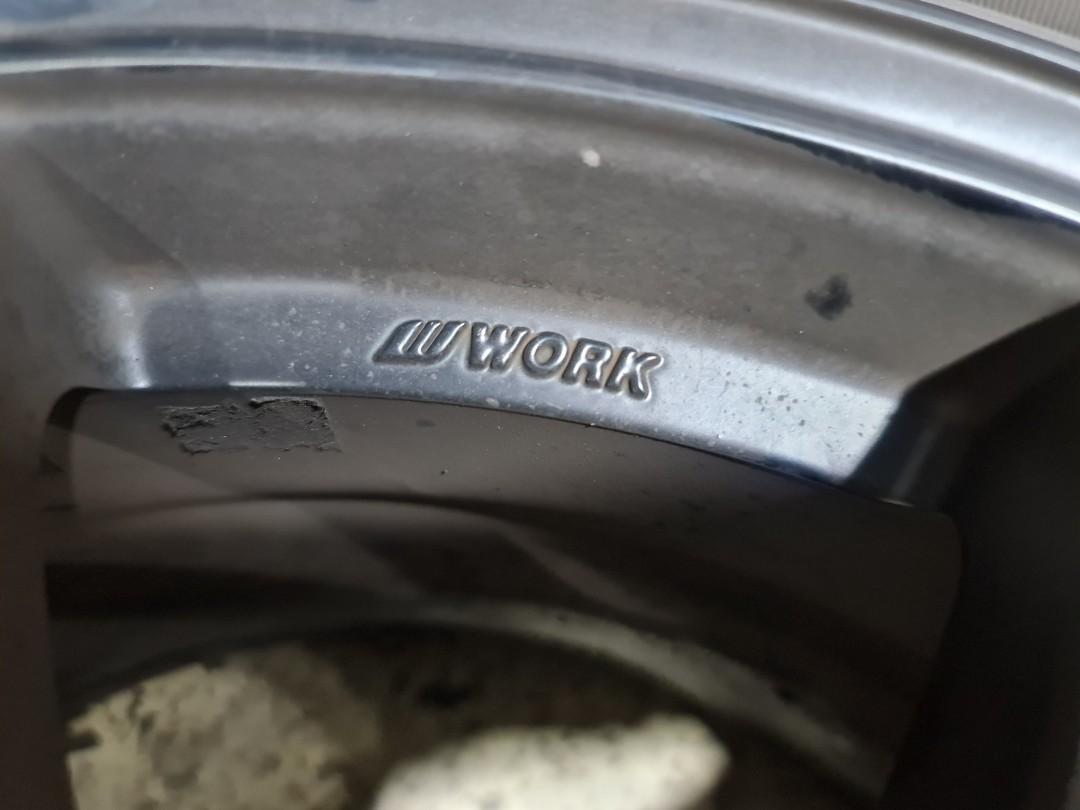 Work Rims 18" 9.5jj et27, Car Accessories, Tyres & Rims on Carousell