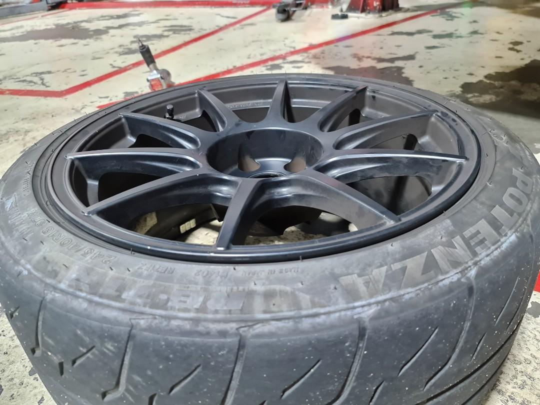 Work Rims 18" 9.5jj et27, Car Accessories, Tyres & Rims on Carousell