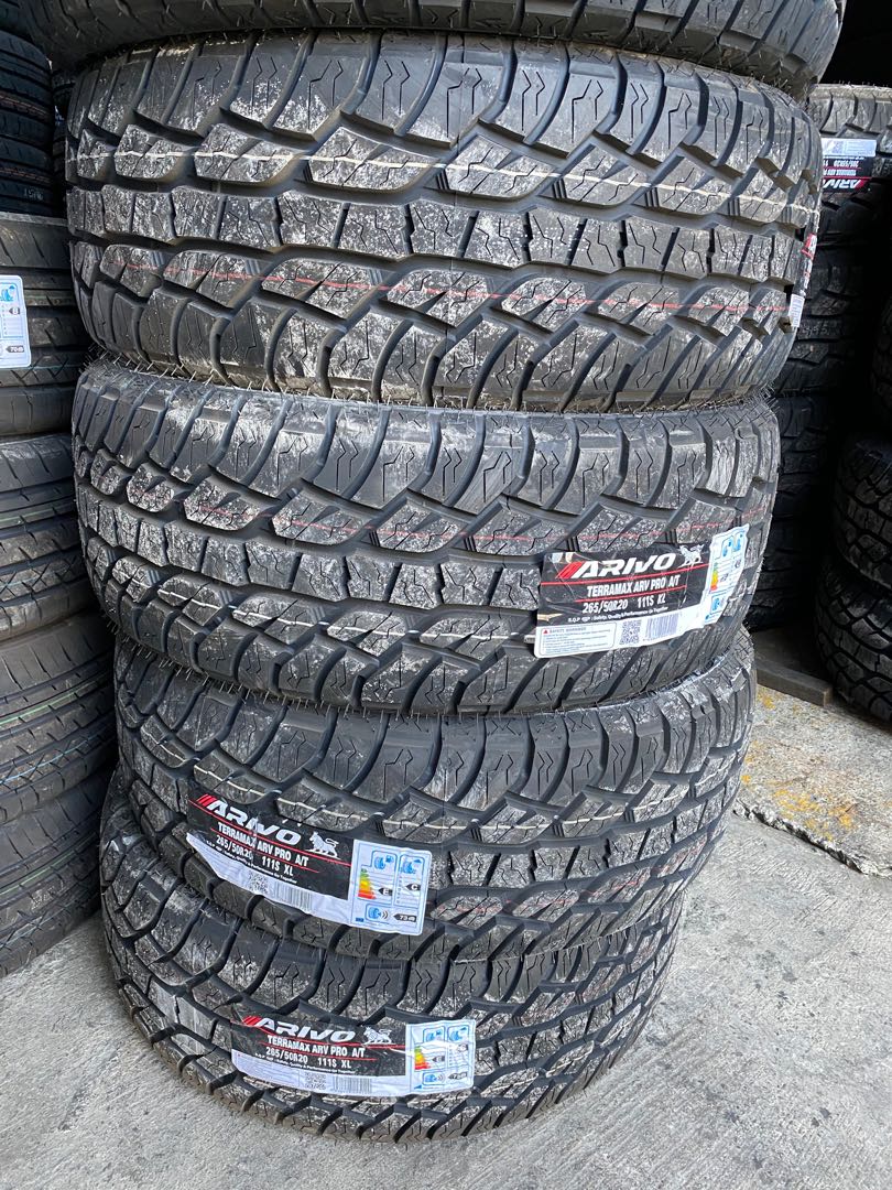 265-50-r20 Arivo Terramax ARV All terrain Bnew tire, Car Parts ...