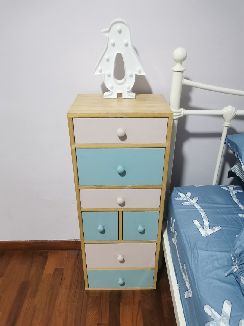 2nd Hand Pastel Drawers, Furniture & Home Living, Furniture, Tables ...