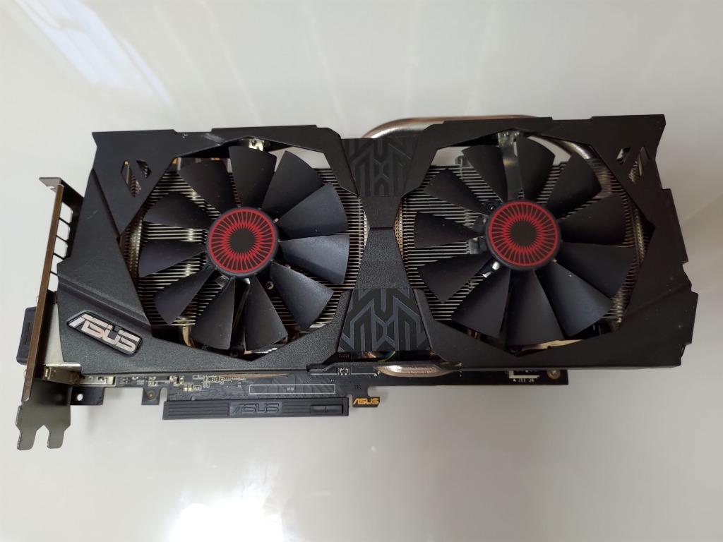 華碩 ASUS STRIX GTX 970 DirectCU II OC 靜音超頻版, 電腦＆科技, 手提電腦 - Carousell
