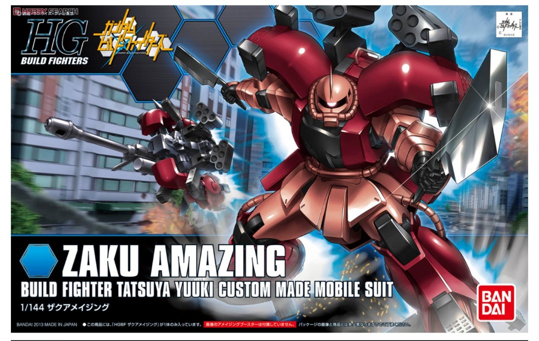 全新未砌 HG HGBF Zaku Amazing 渣古 高達 Gundam 模型 HG, 興趣及遊戲, 玩具 & 遊戲類 - Carousell