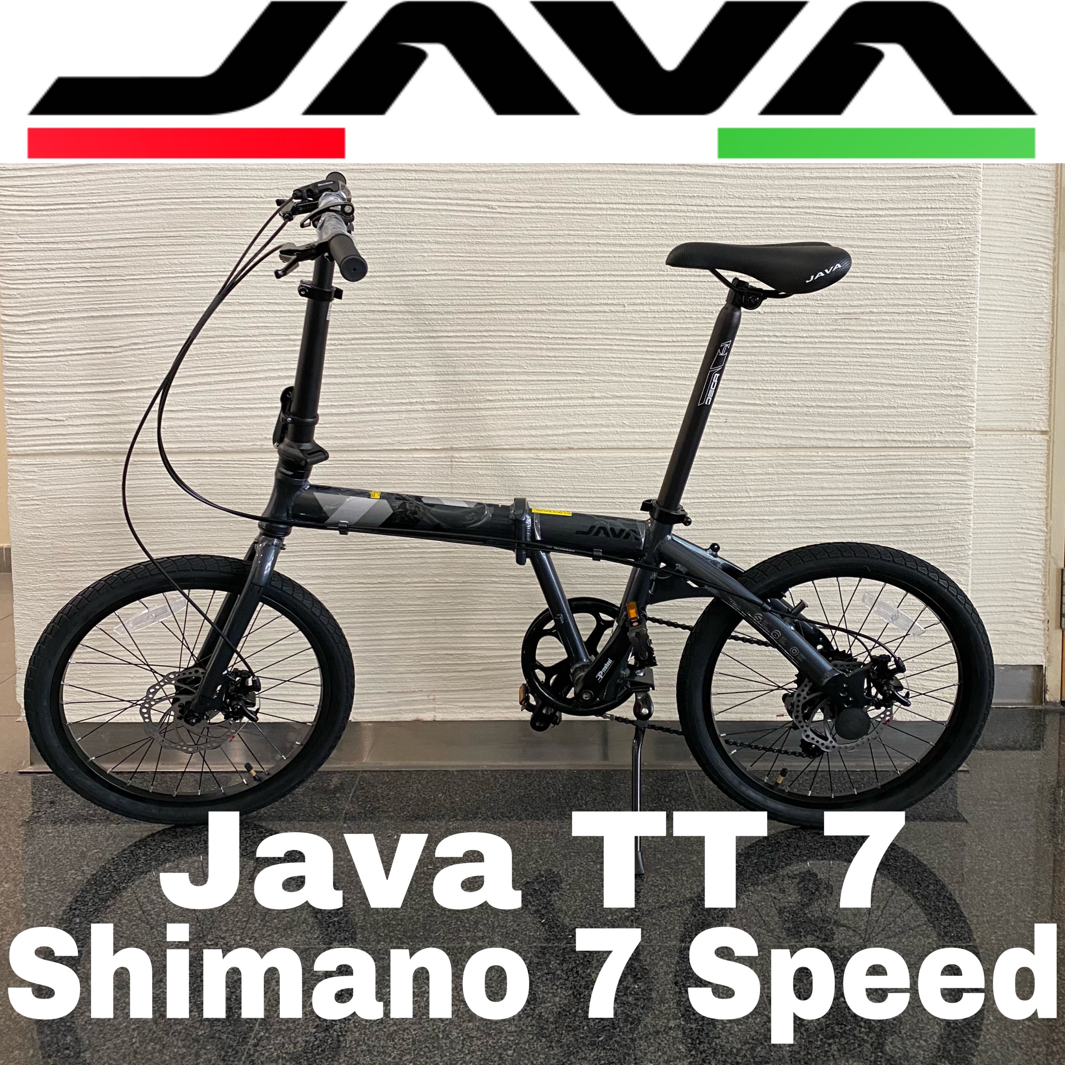 *Limited stock* JAVA TT-7 SPEED 20" FOLDING BICYCLE | LIGHTWEIGHT ...