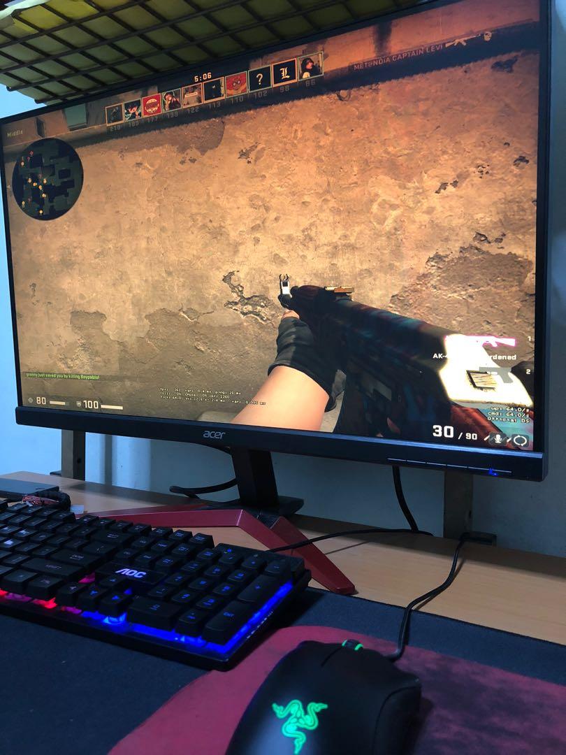 Acer KG271C Gaming Monitor, Computers & Tech, Parts & Accessories ...