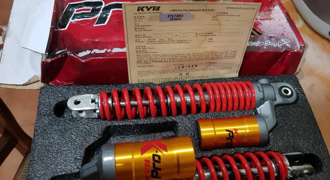 Aerox NVX155 KYB Pro-X Absorber/ Suspension, Motorcycles, Motorcycle ...