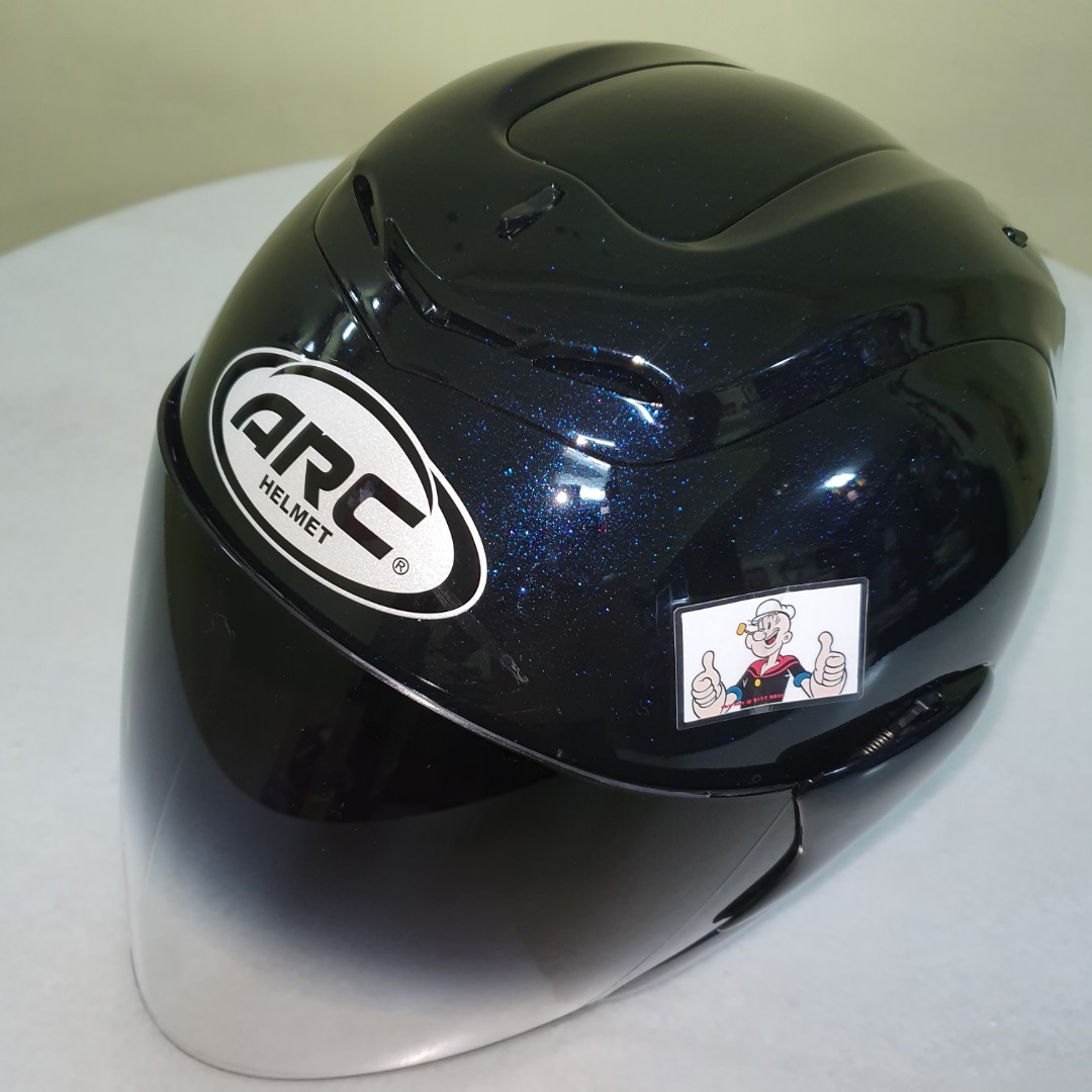 ARC RITZ HELMET MALIBU BLUE, Motorcycles, Motorcycle Accessories on ...