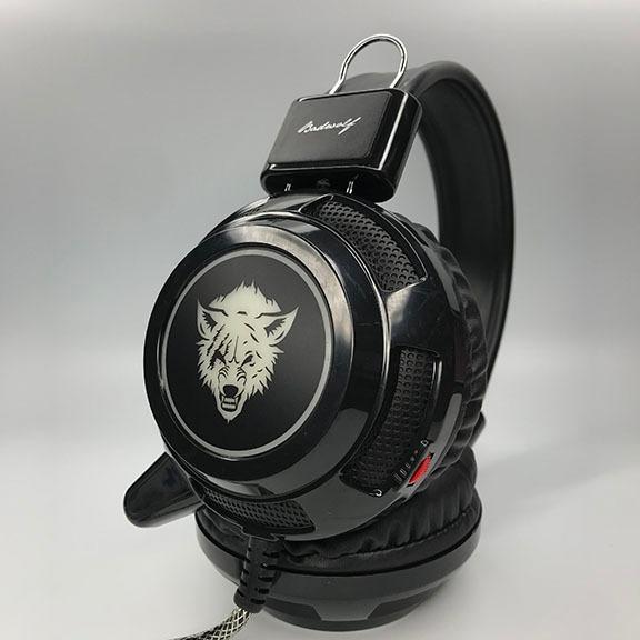 BADWOLF AURA GAMING HEADSET with Led RGB, with Mic Heavy Duty Headset ...