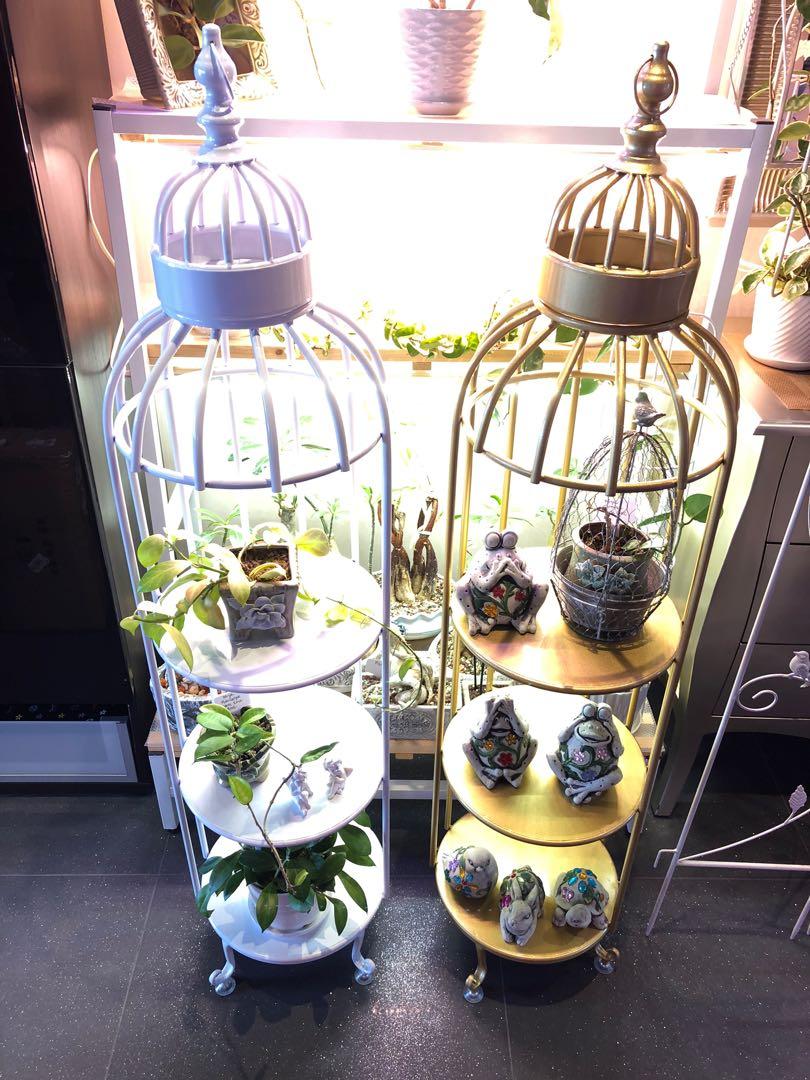Preorder Beautiful bird Cage planter stand/ display stand/ shelving ...