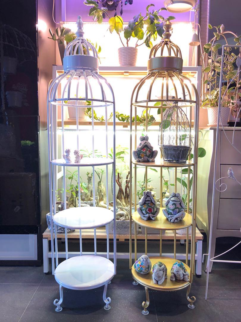 Preorder Beautiful bird Cage planter stand/ display stand/ shelving ...