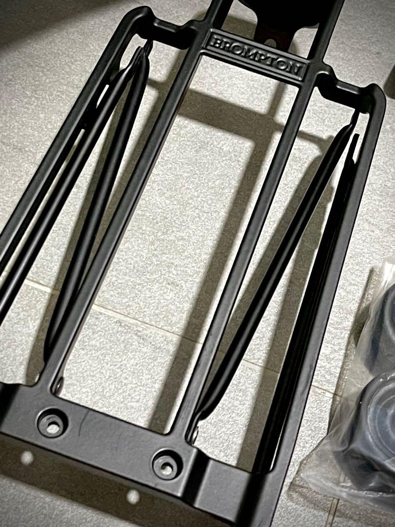 Brompton Rear Rack Black Edition, Sports Equipment, Bicycles & Parts ...