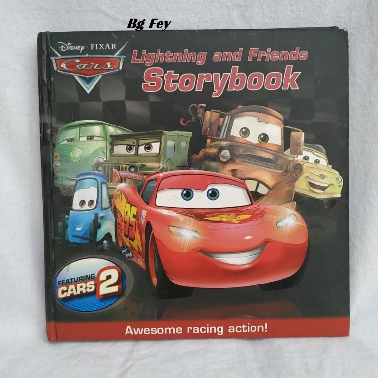 Buku Disney Pixar Cars 2 - Lightning and Friends Storybook - Preloved ...