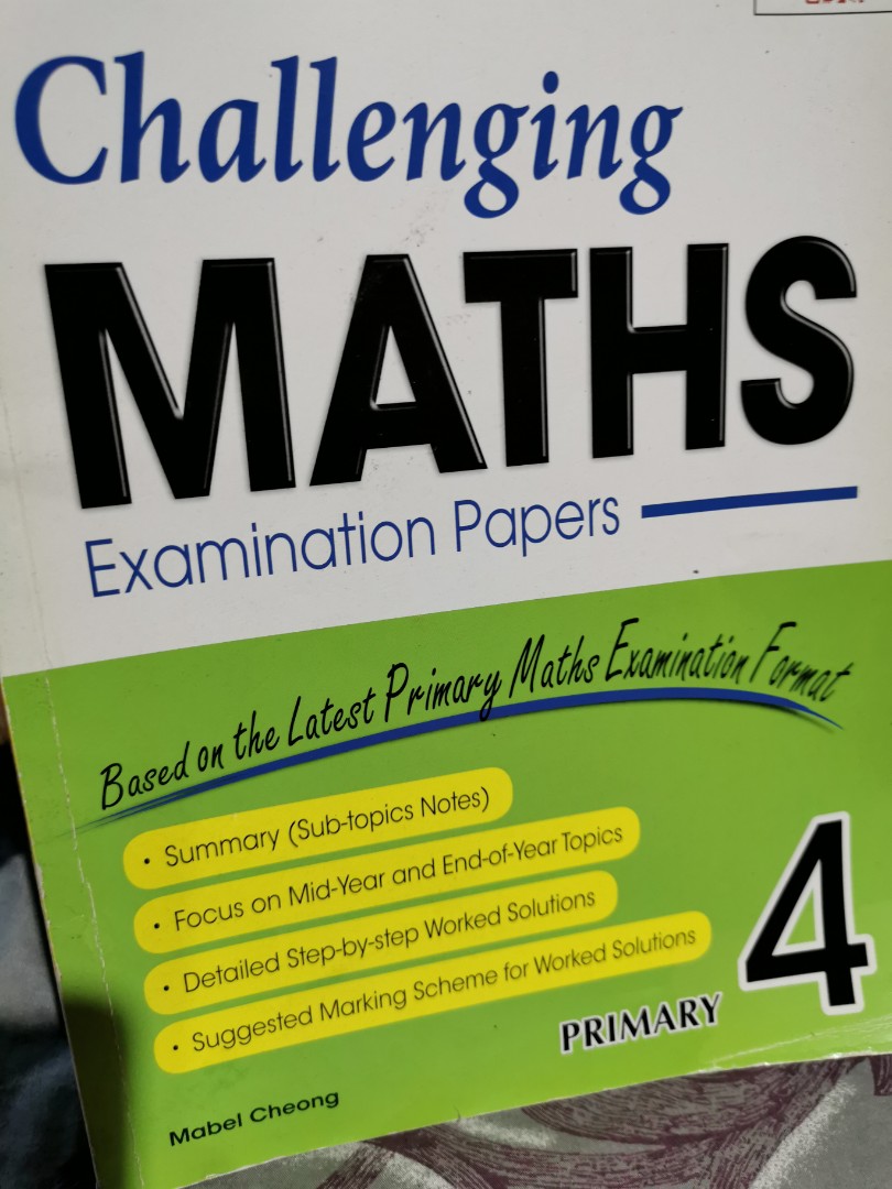 Challenging Maths P4, Hobbies & Toys, Books & Magazines, Assessment ...