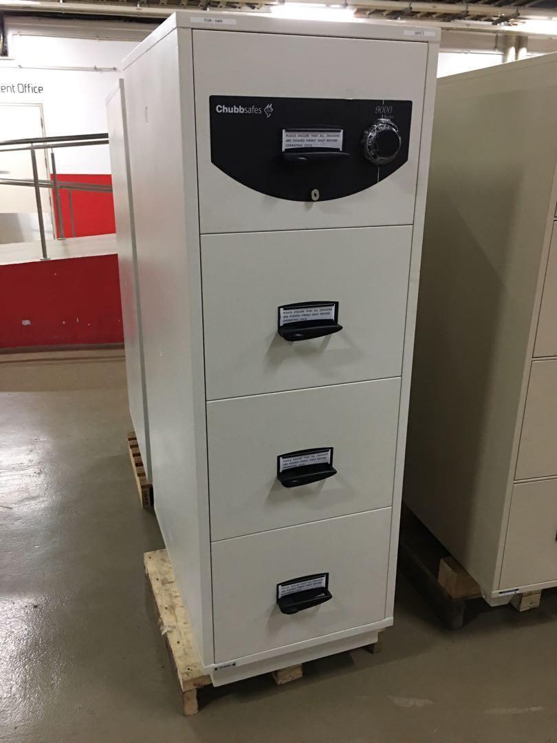 Chubb 4 drawer cabinet safe 9000 series as good as new (display units x ...