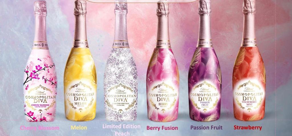 COSMOPOLITAN DIVA Sparking Wine, 嘢食 & 嘢飲, 酒精飲料 - Carousell
