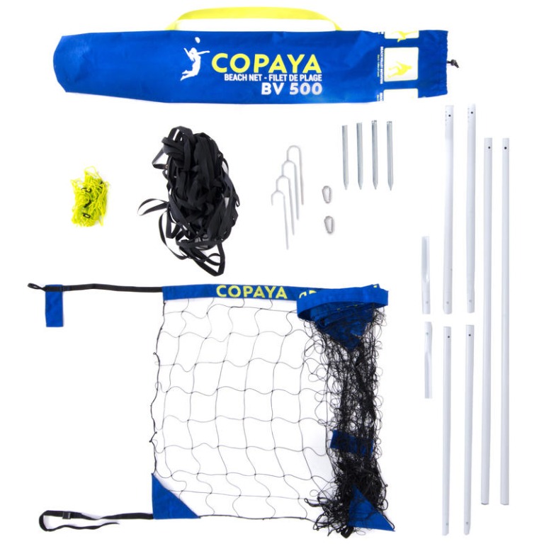 Decathlon Copaya Beach Volleyball Set BV 500 (6m) Net With Pegs, Sports ...