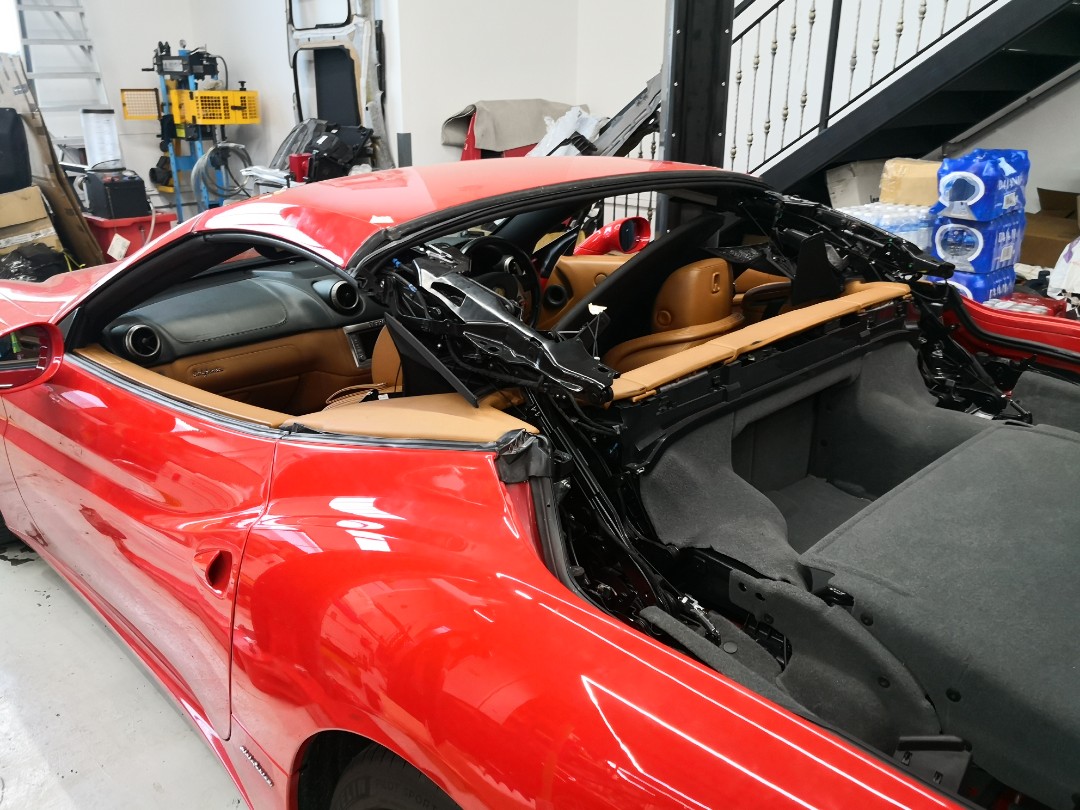 Ferrari California Roof Repaired, Car Accessories, Car Workshops ...