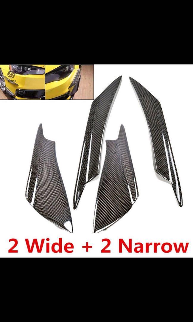 Front bumper canards/splitter, Car Accessories, Accessories on Carousell