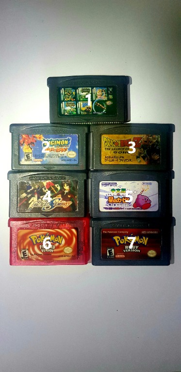 Game Boy Advance Cartridges, Video Gaming, Video Games, Nintendo on ...
