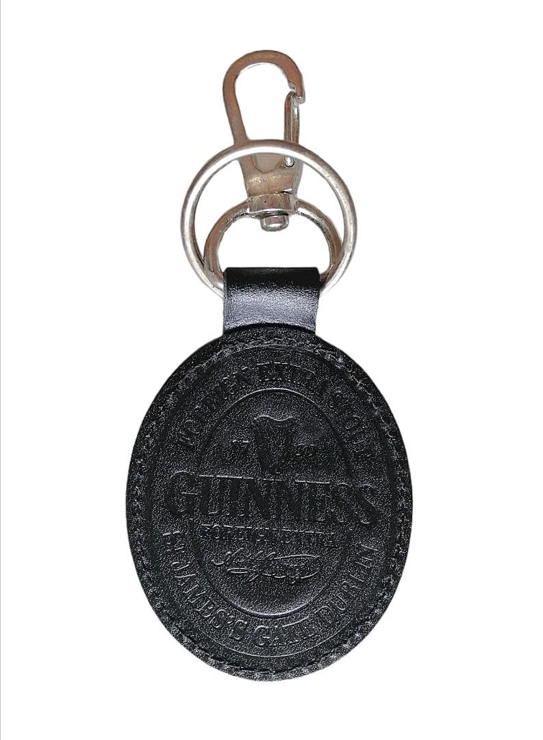 GUINNESS GENUINE LEATHER KEYCHAIN, Hobbies & Toys, Collectibles ...