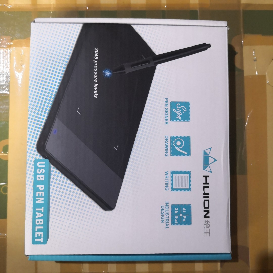 Huion 420 4 x 2.23 inch graphics drawing pen tablet, Mobile Phones ...
