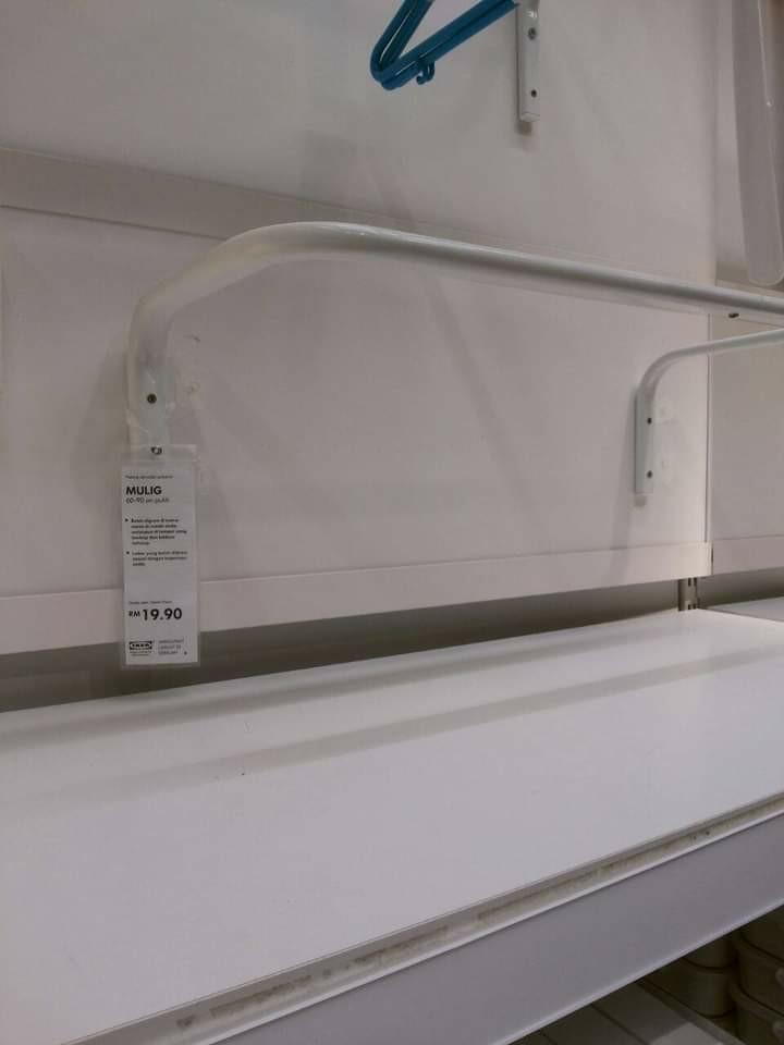 Sale!! Ikea Mulig Clothes bar, Furniture & Home Living, Home ...