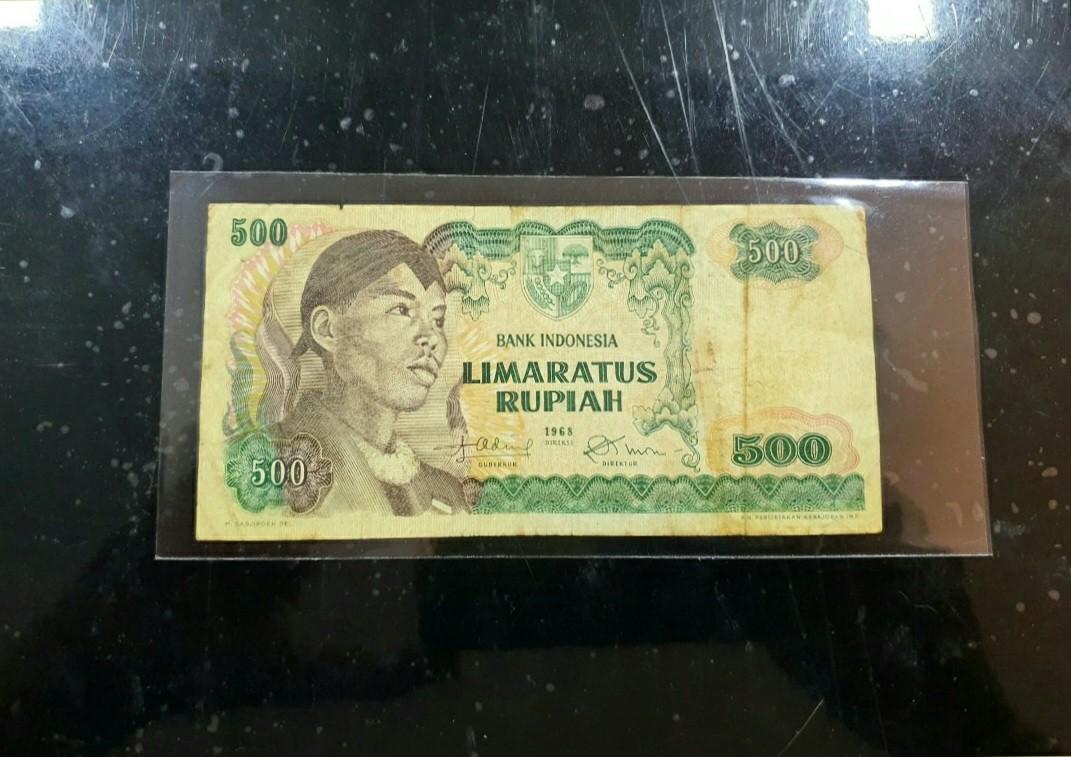 Indonesia Replacement Banknote Currency 1968 500 Rupiah G, Hobbies ...