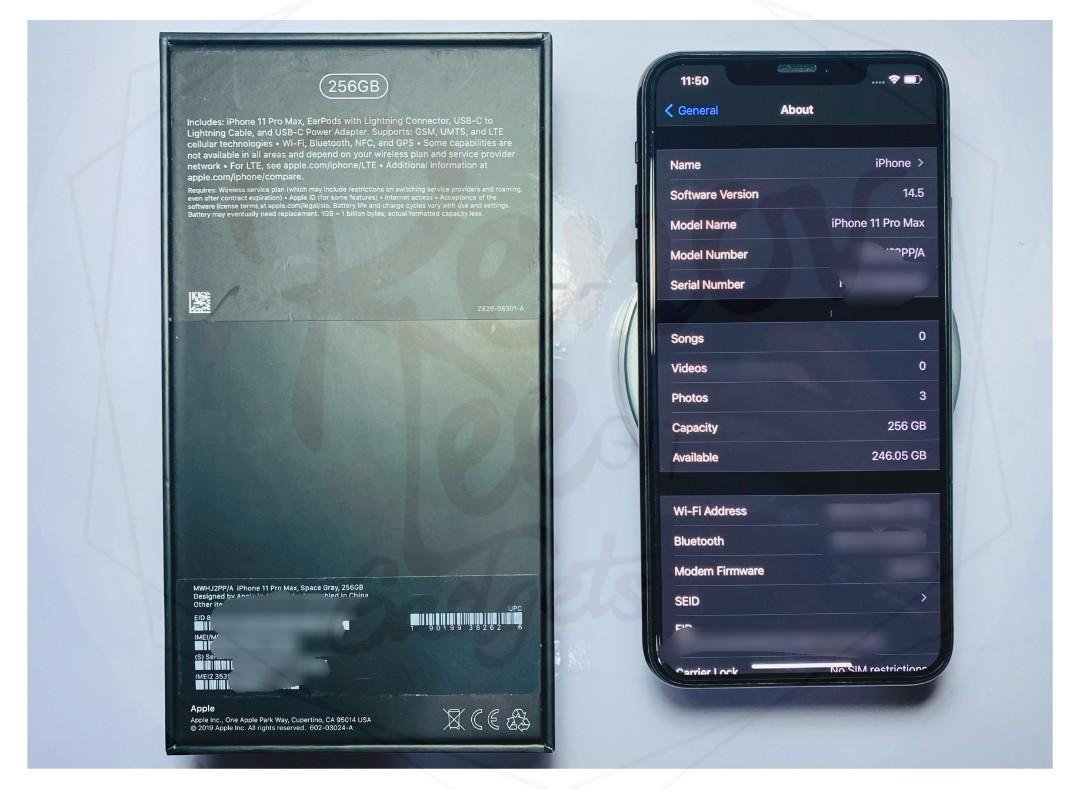 iPhone 11 Pro Max 256 GB with Apple Warranty, Mobile Phones & Gadgets ...