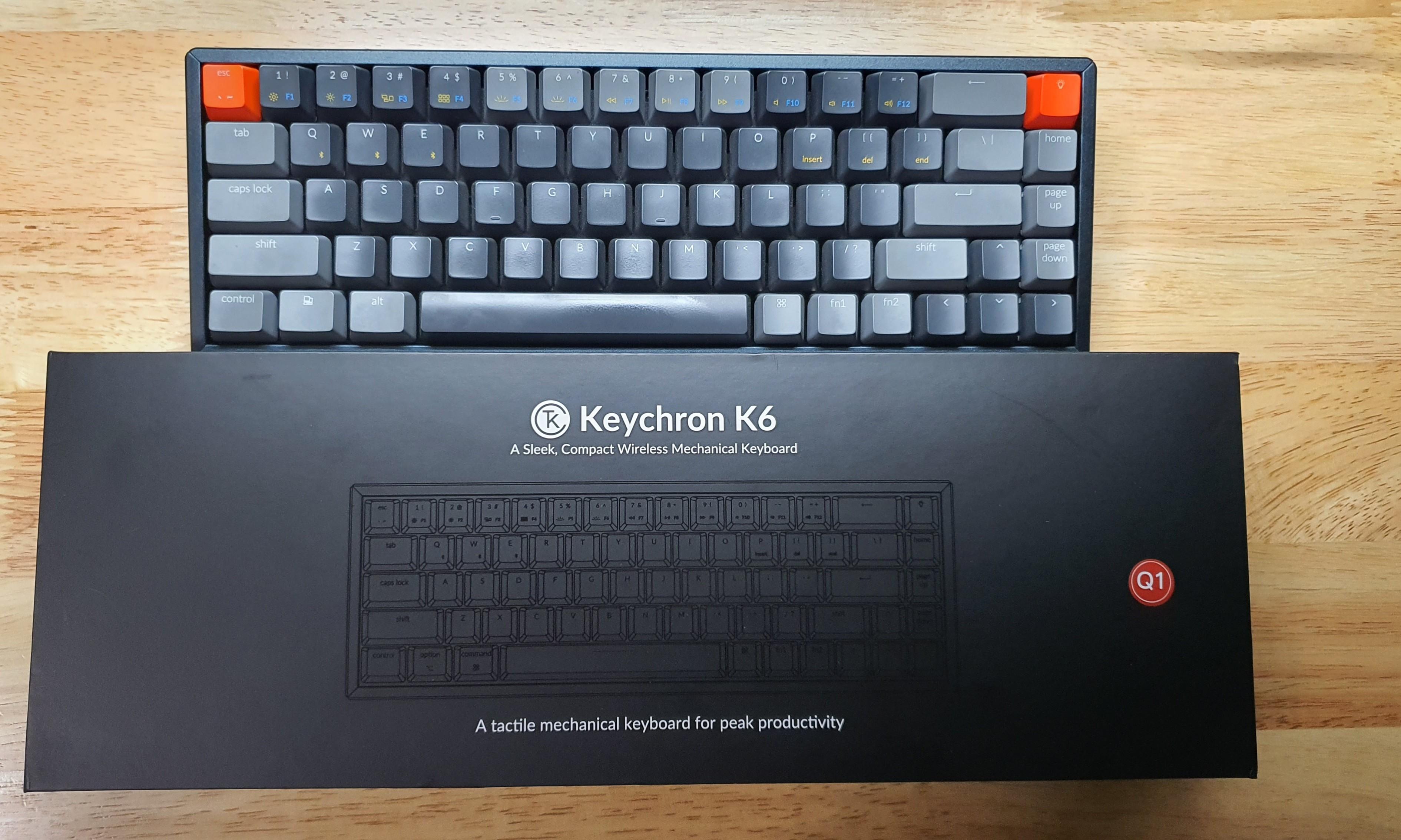 keychron k6 wireless mechanical keyboard, Computers & Tech, Parts ...