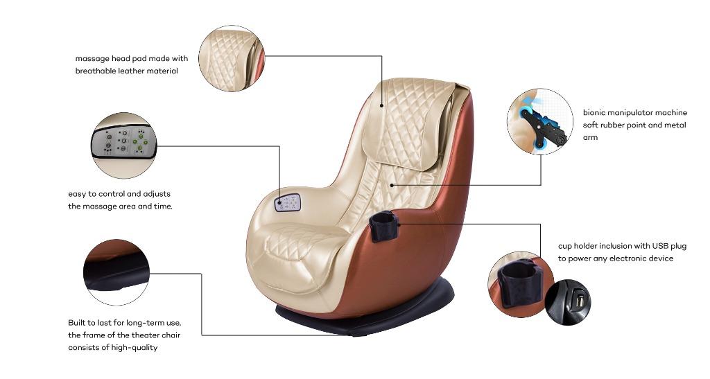 LongLife iMassager Premium Executive Lounge Chair, Massage Chair, Home ...