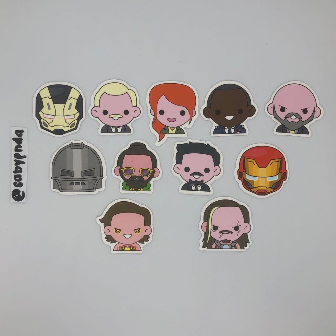 Marvel Characters Stickers, Hobbies & Toys, Stationary & Craft, Art ...