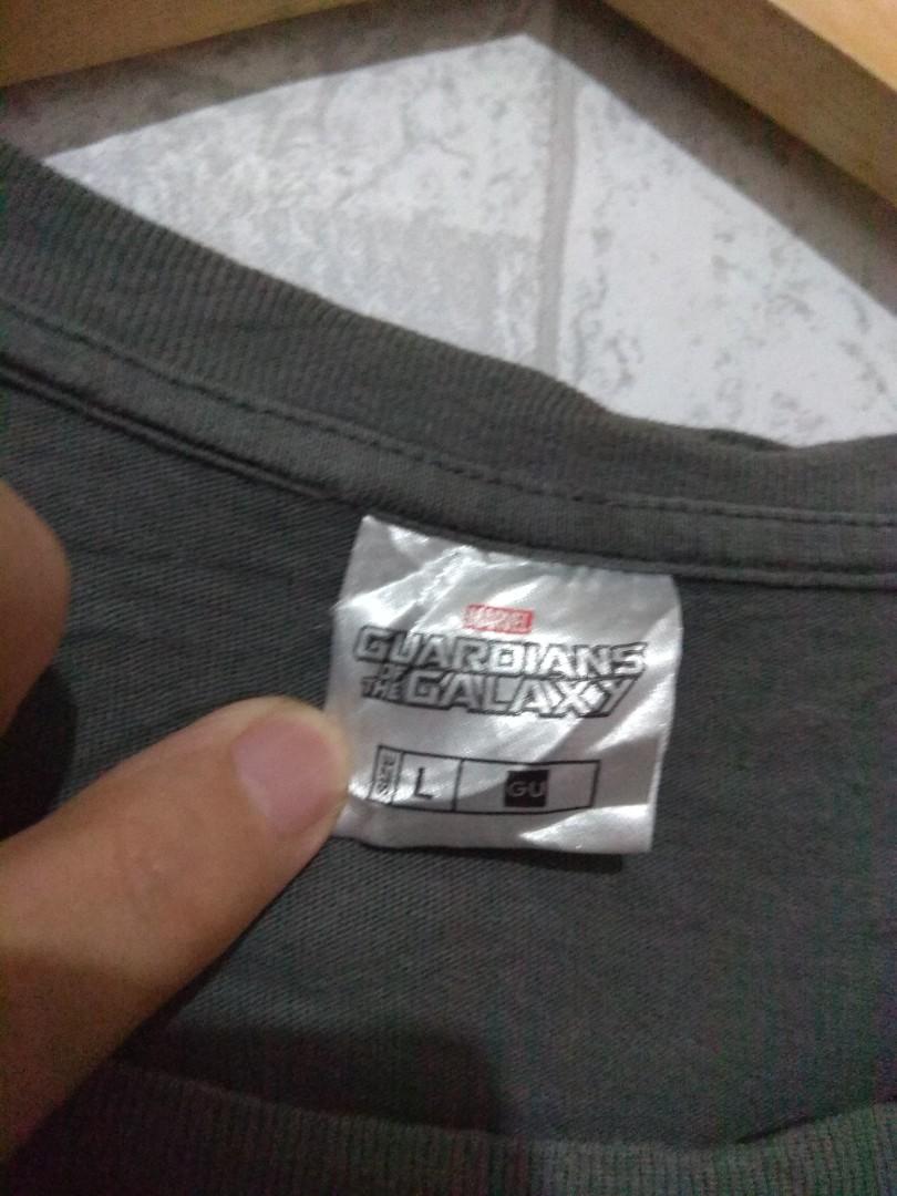 Marvel colab GU Colab Guardian Galaxy, Fesyen Pria, Pakaian , Atasan di ...