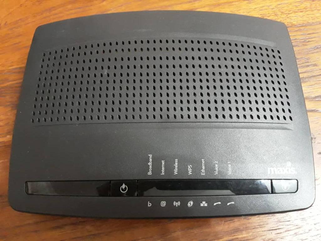 Maxis fiber residential gateway router tg784n, Computers & Tech, Parts ...