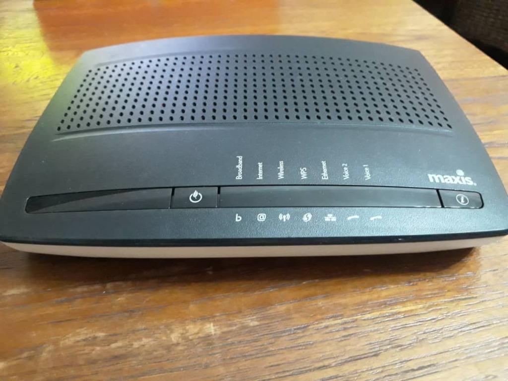 Maxis fiber residential gateway router tg784n, Computers & Tech, Parts ...