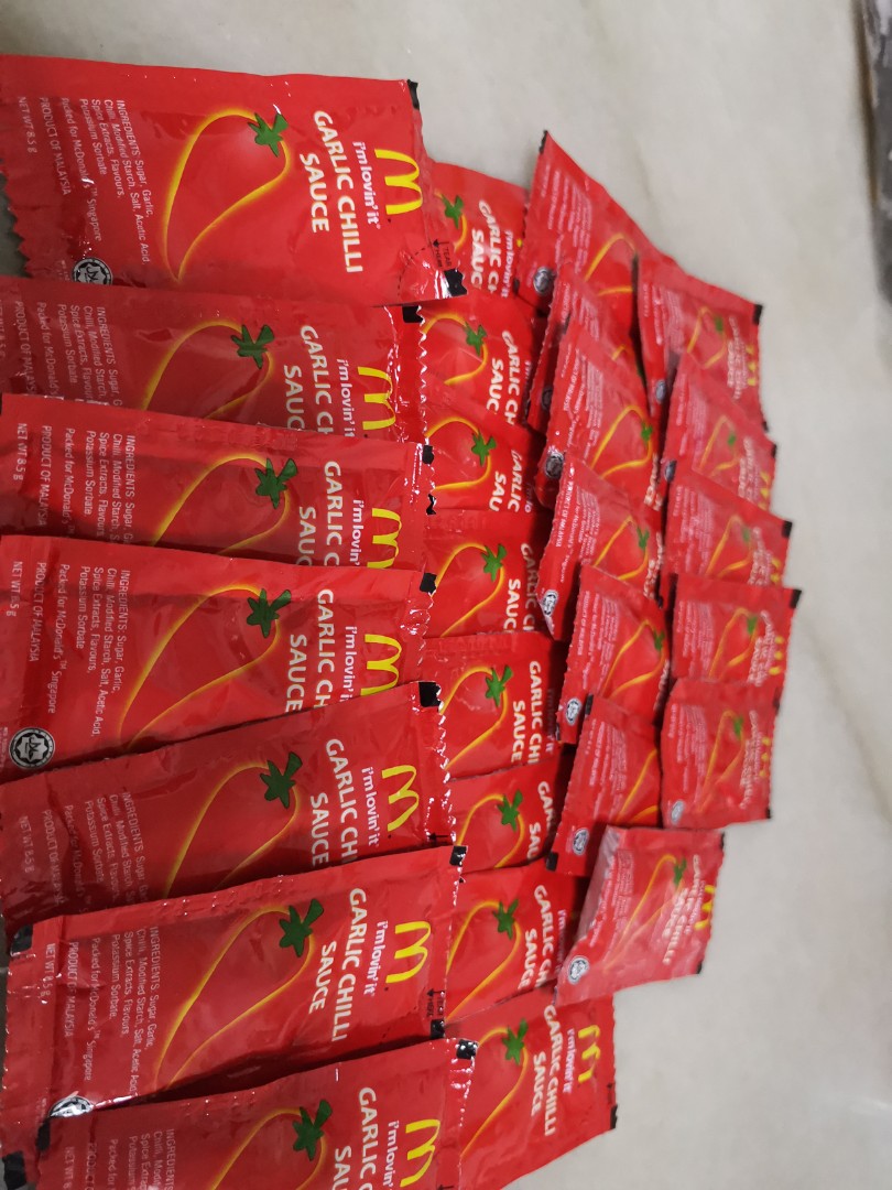 McDonald's Garlic Chilli, Food & Drinks, Spice & Seasoning on Carousell