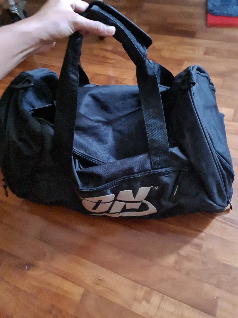 Optimum Nutrition Gym Bag, Health & Nutrition, Health Supplements ...