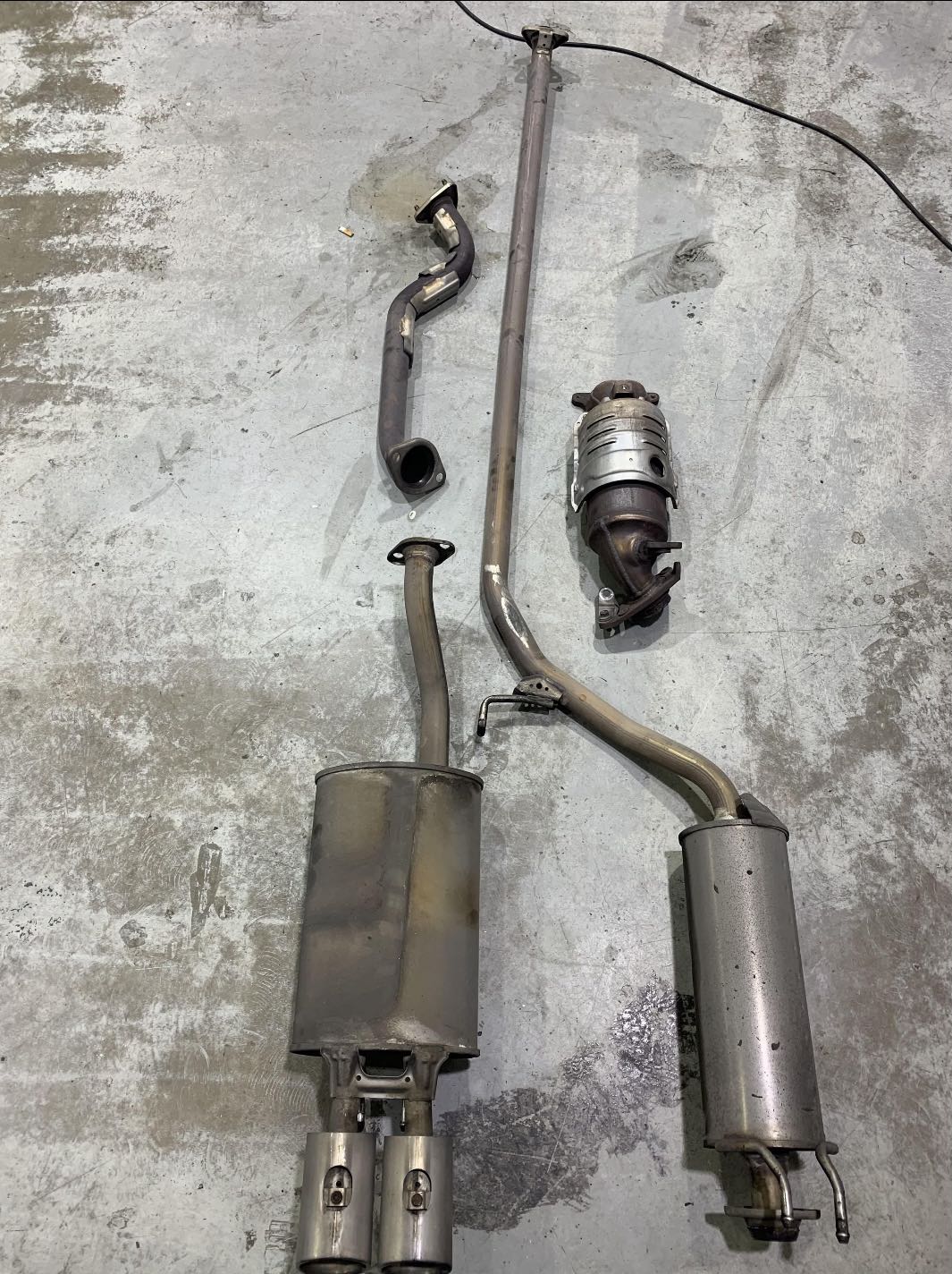 Original full exhaust system for fd1/fd4, Car Accessories, Accessories ...