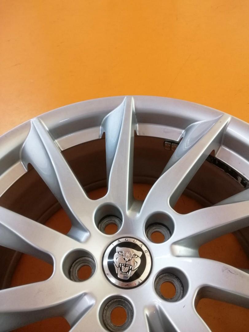 Original jaguar 18inch rims. T5, Car Accessories, Tyres & Rims on Carousell