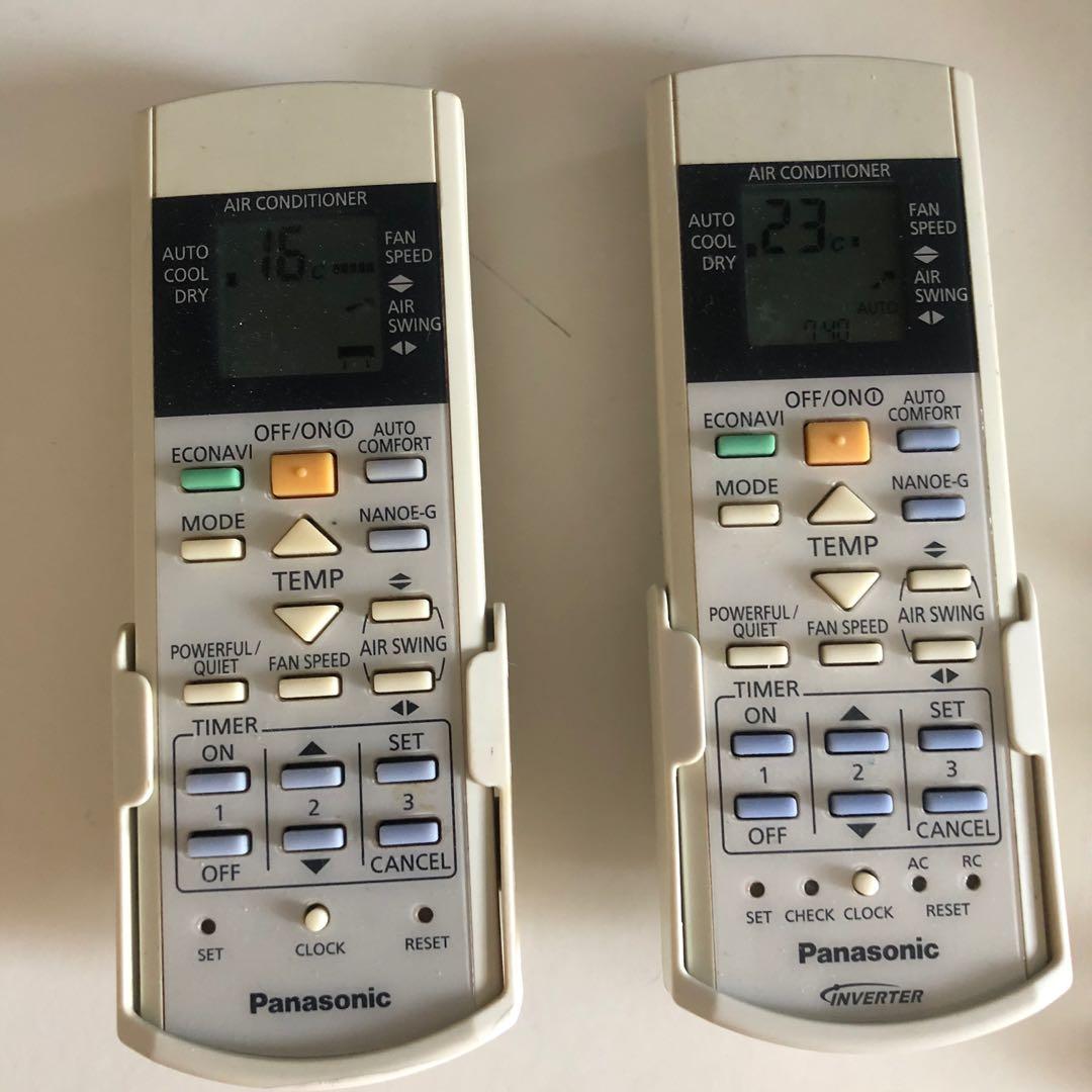 Panasonic Aircon Remote Control, TV & Home Appliances, Air Conditioners ...
