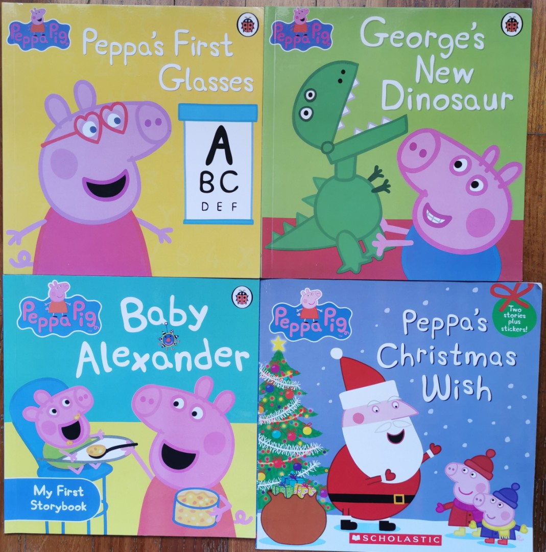 Peppa Pig books (set of 4), Hobbies & Toys, Books & Magazines, Children ...
