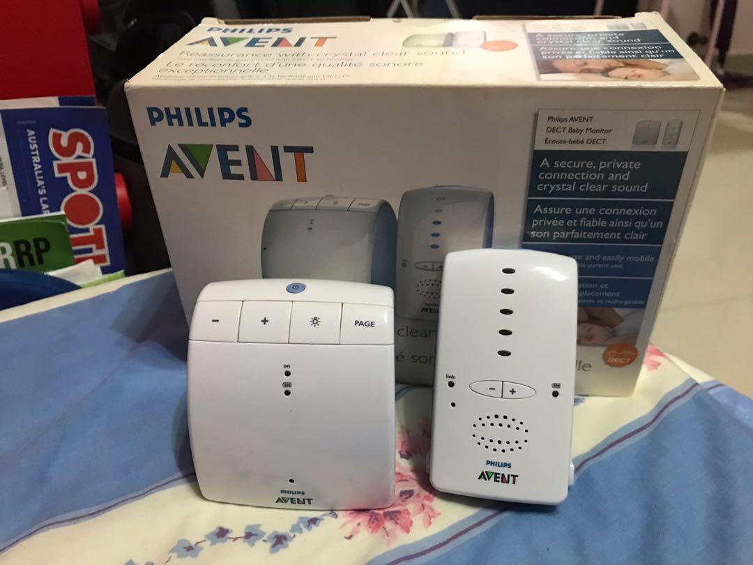 Philips Avent DECT baby monitor SCD510, Babies & Kids, Nursing ...