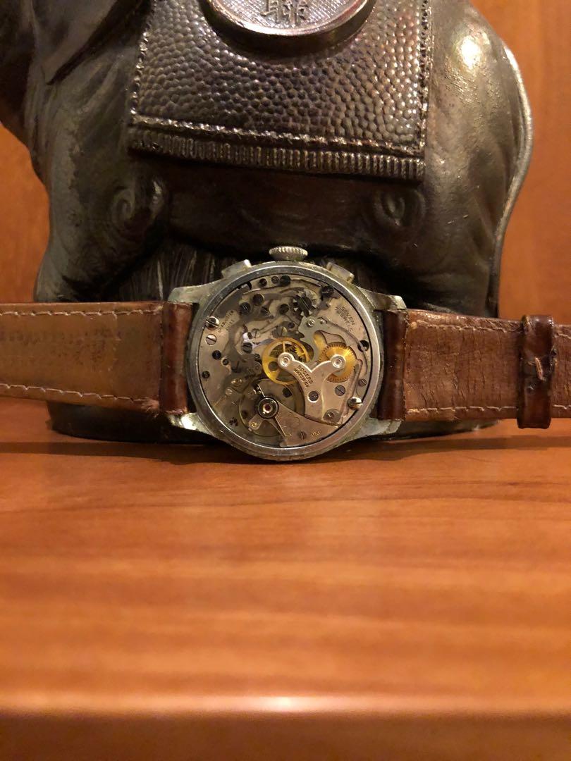 Venus Movement Rogers Chronograph Vintage Swiss Watch Mechanical Rare ...