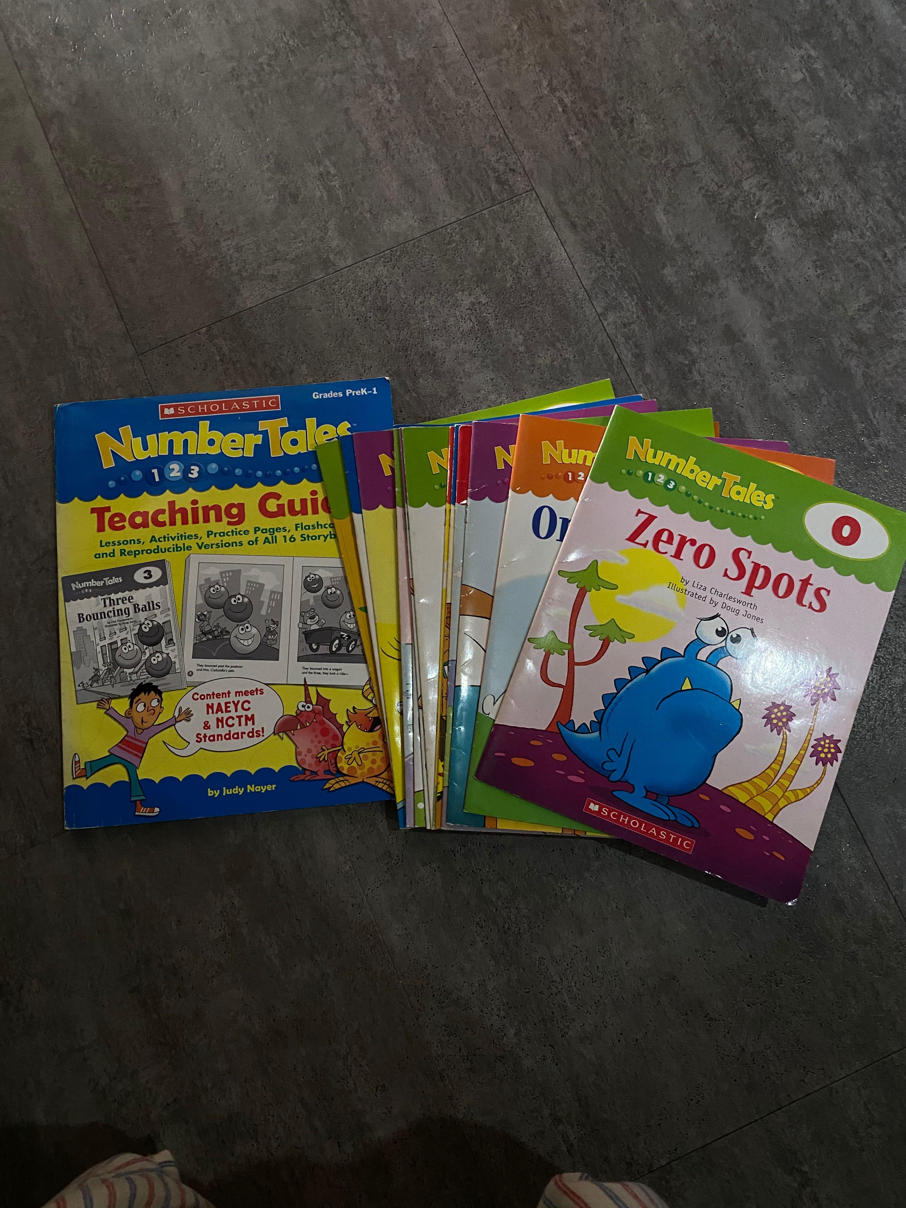 Scholastic Number Tales with Teacher Guide, Hobbies & Toys, Books ...