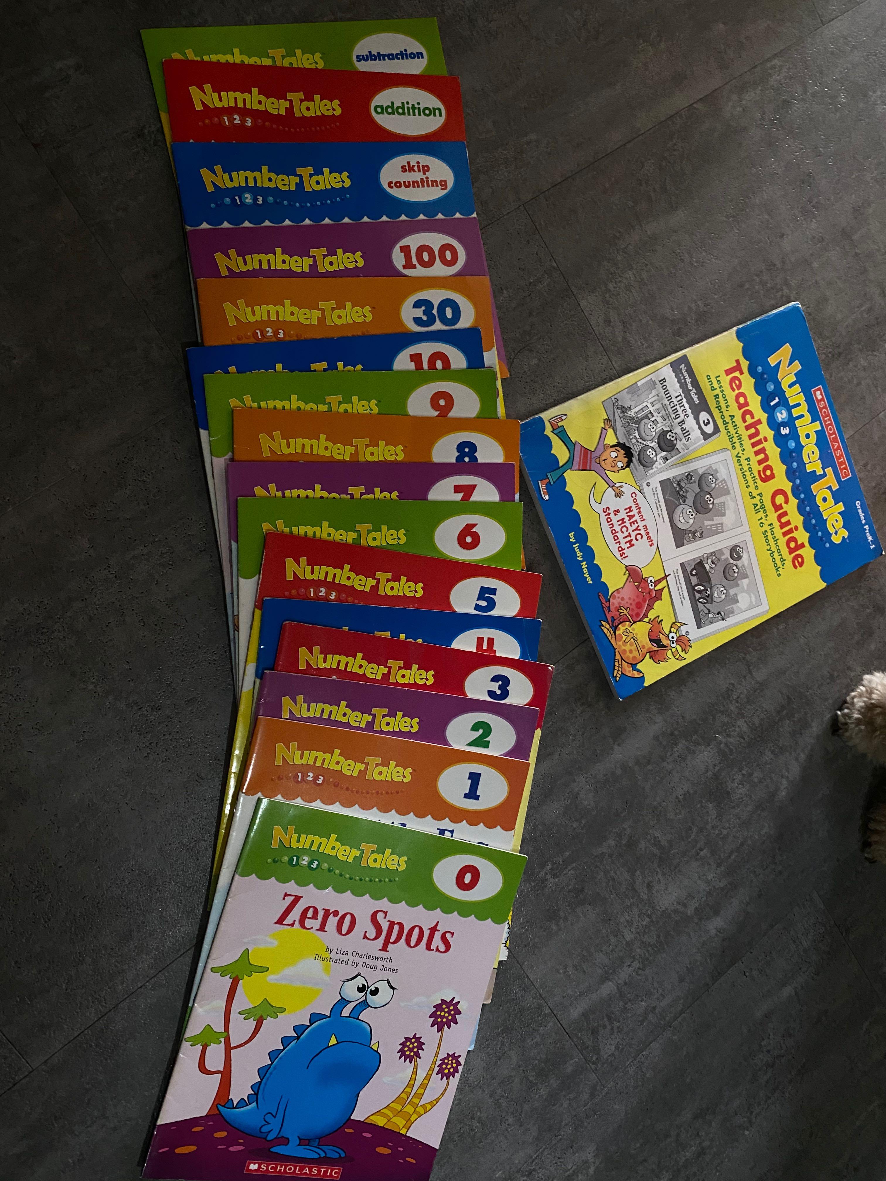 Scholastic Number Tales with Teacher Guide, Hobbies & Toys, Books ...