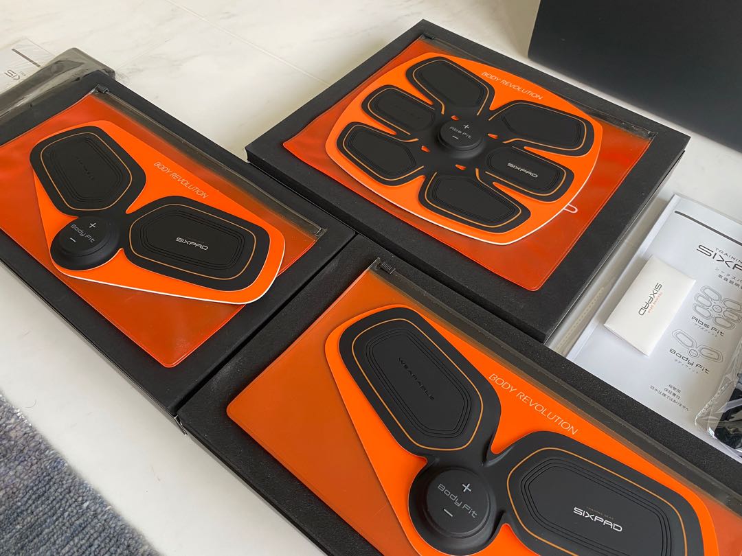 SIXPAD Abs Fit x 1 & Body Fit x 2 All Set, Sports Equipment, Exercise ...