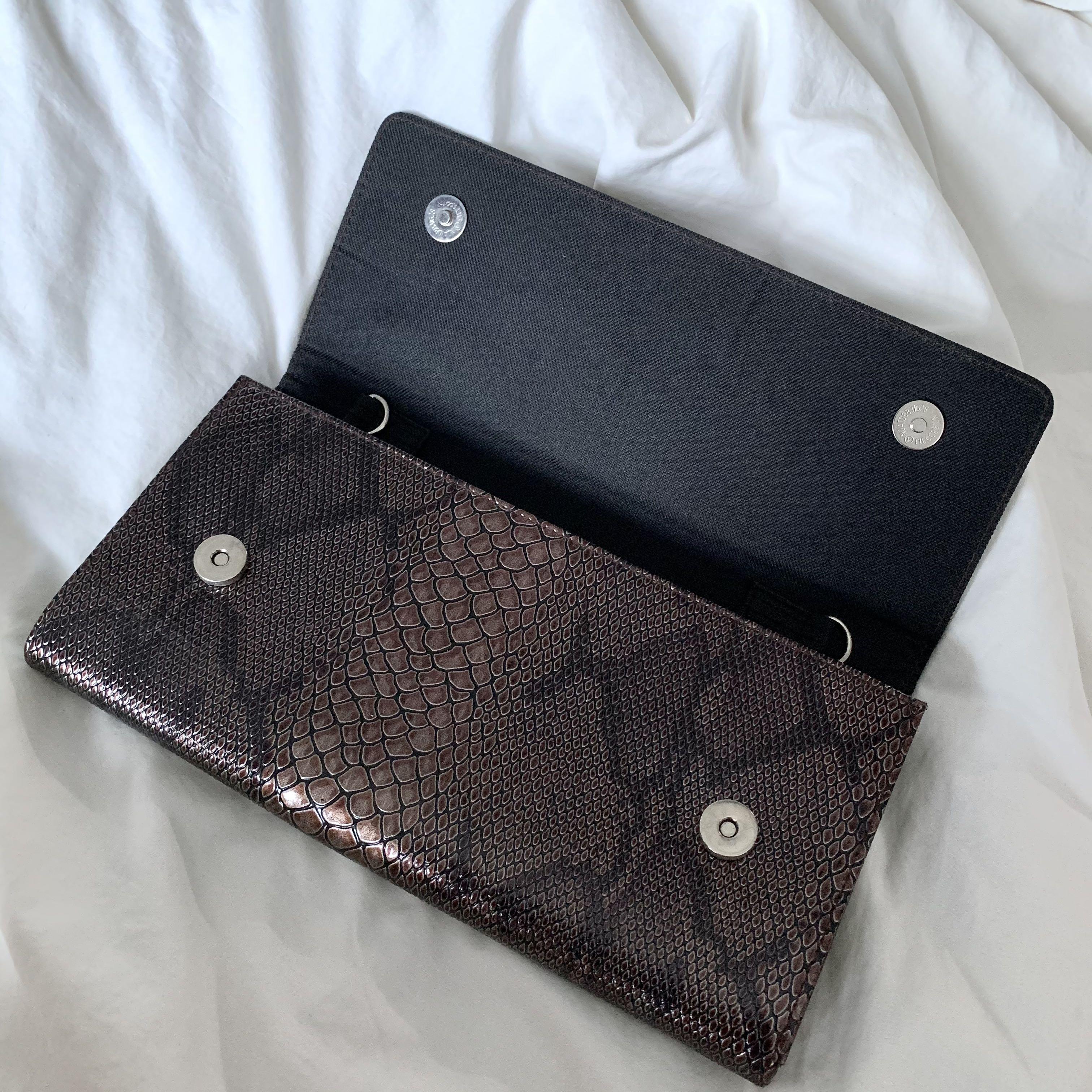 Snake skin pouch, Women's Fashion, Bags & Wallets, Purses & Pouches on ...