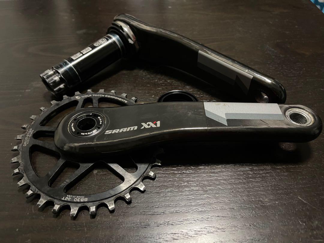 SRAM XX1 Crankset PF30/BB30, Sports Equipment, Bicycles & Parts ...